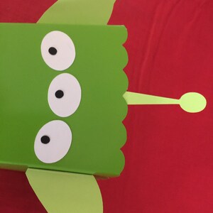 Alien Popcorn Box, Martian Popcorn Box, Alien Party Table Decoration ...