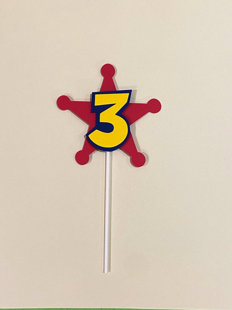 Custom Sheriff Cake Topper, Star Cake Topper, Cowboy Cake Topper ...