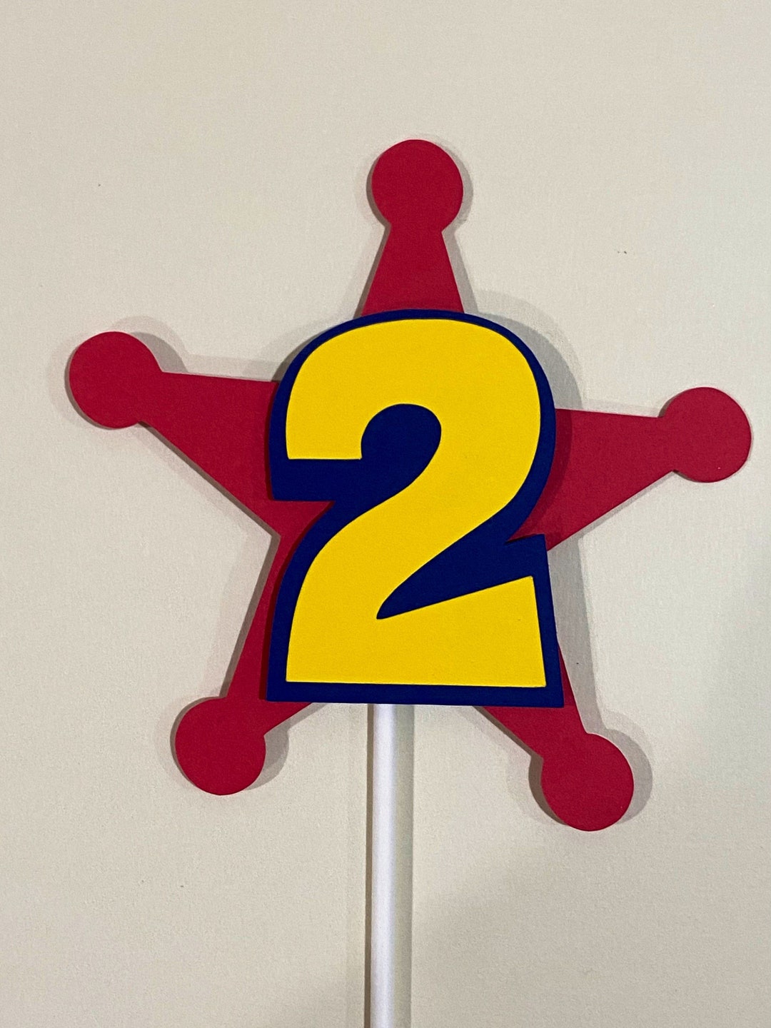 Custom Sheriff Cake Topper, Star Cake Topper, Cowboy Cake Topper ...