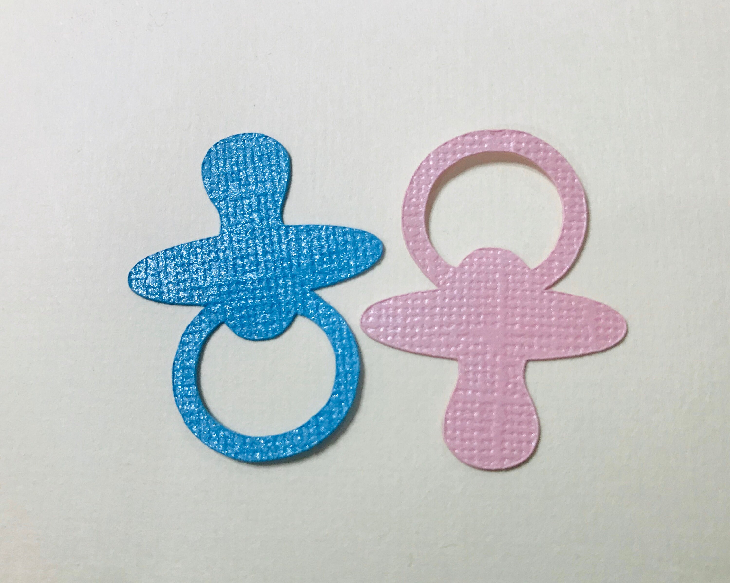 Gender Reveal Pacifier Confetti Baby Shower Confetti Blue - Etsy