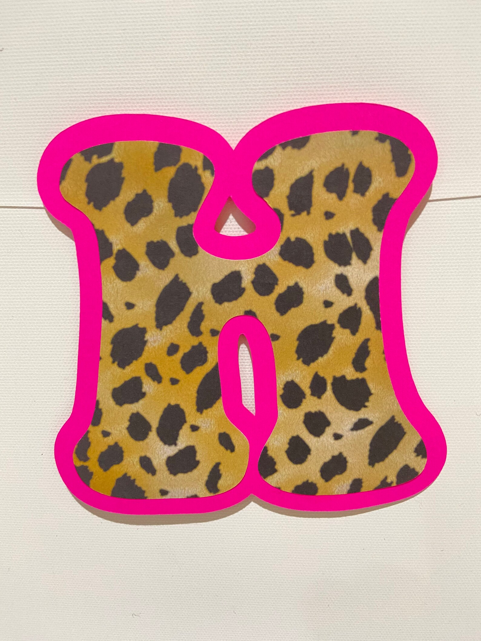 Cheetah Hot Pink Banner Cheetah Birthday Banner Leopard - Etsy