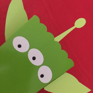 Alien Popcorn Box, Martian Popcorn Box, Alien Party Table Decoration ...