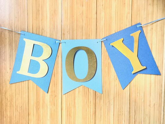 It's a Boy Banner Baby Shower Boy Baby Banner Boy | Etsy