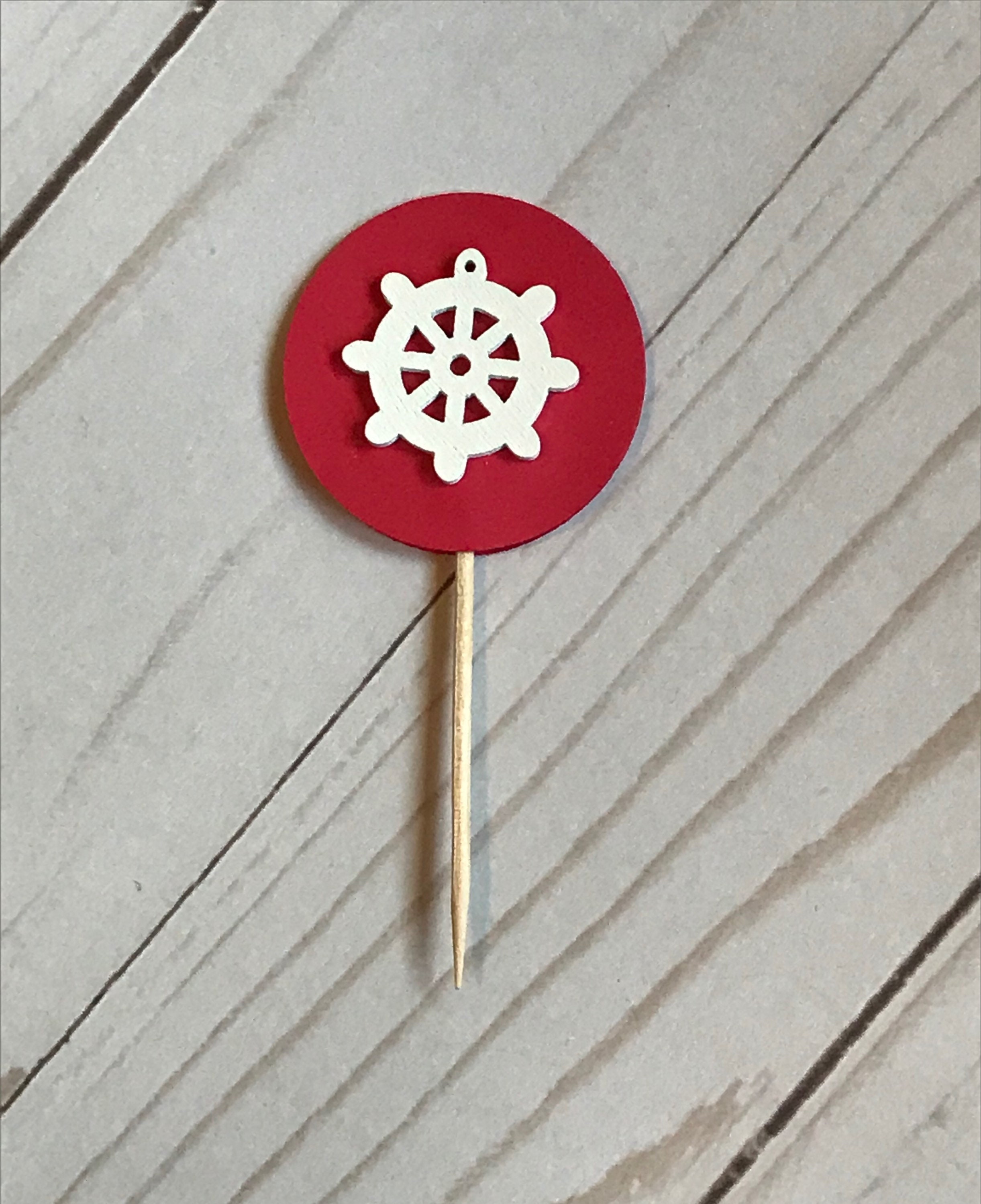 18 Nautical Cupcake Toppers | Etsy