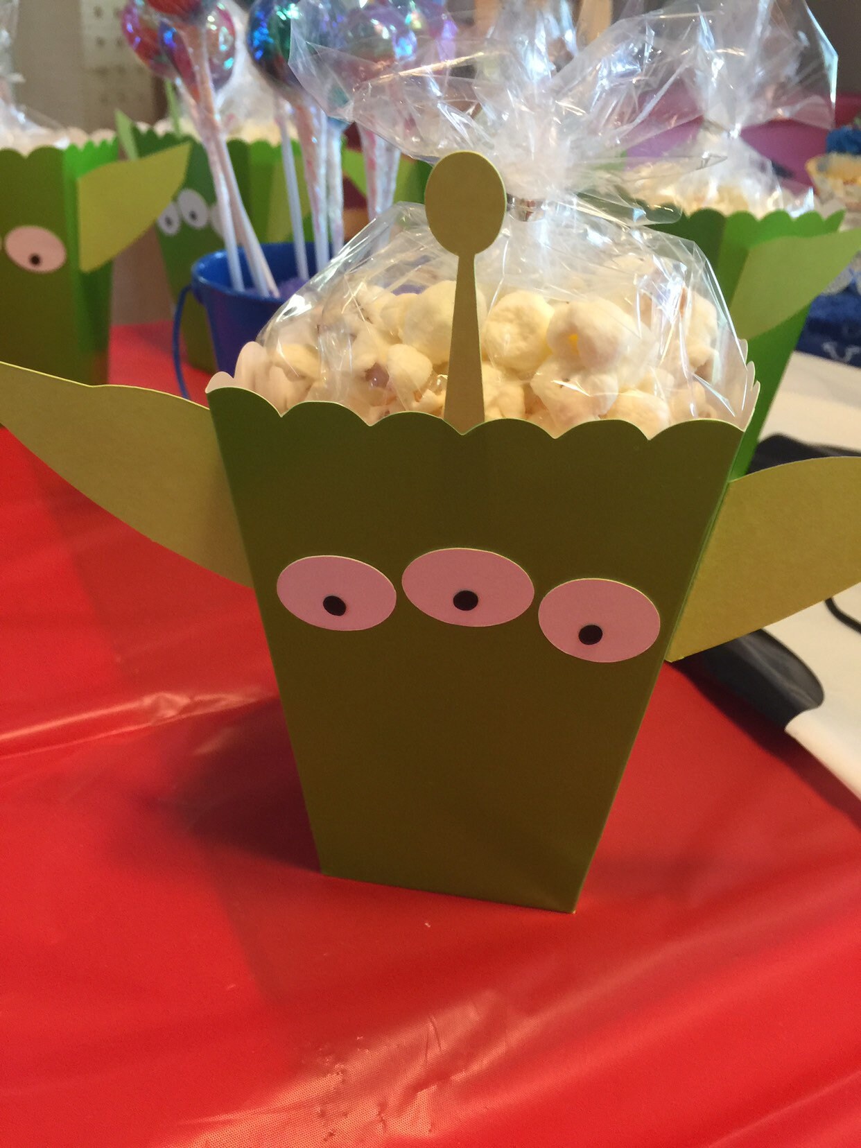 Alien Popcorn Box Martian Popcorn Box | Etsy