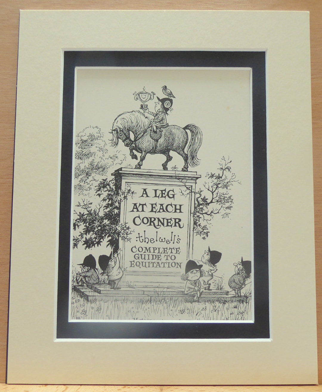 A Leg at Each Corner - Known as Blood Ponies - Funny Comical Prints by ...