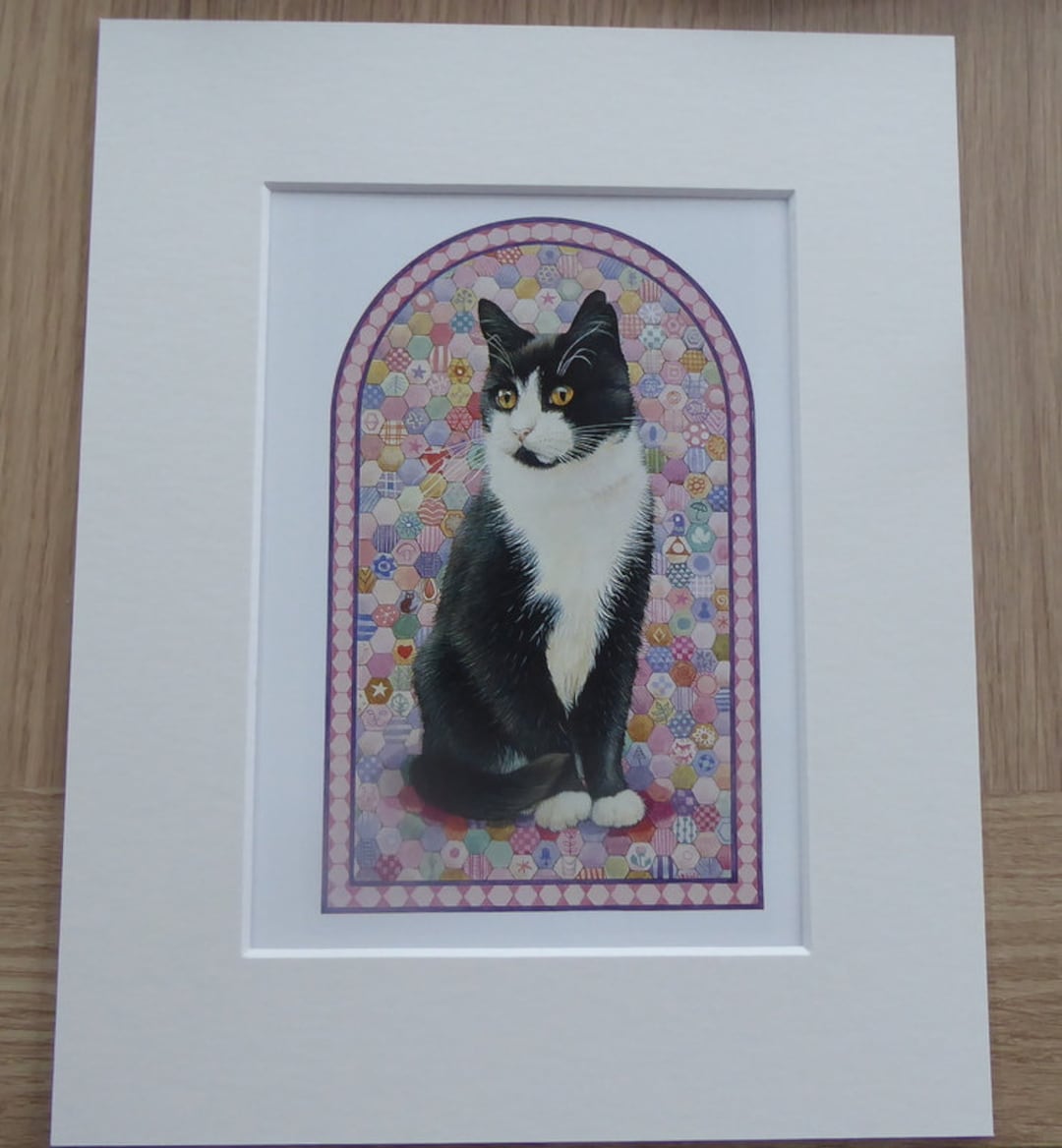 Lesley Anne Ivory - GLORIOUS CATS - in 10 X 8 Inch Soft White Mount ...