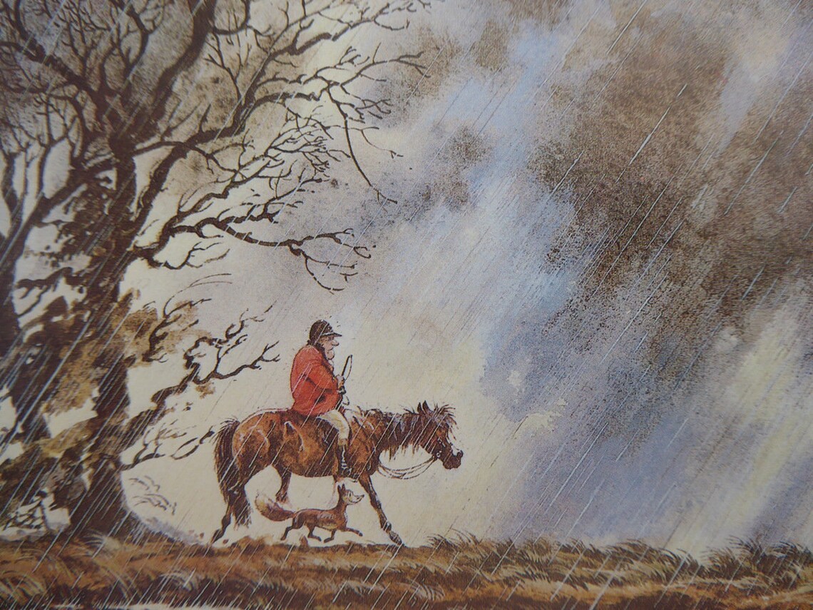 TAKING COVER - Hunting - Thelwell Sporting Prints - Framed and Ivory ...