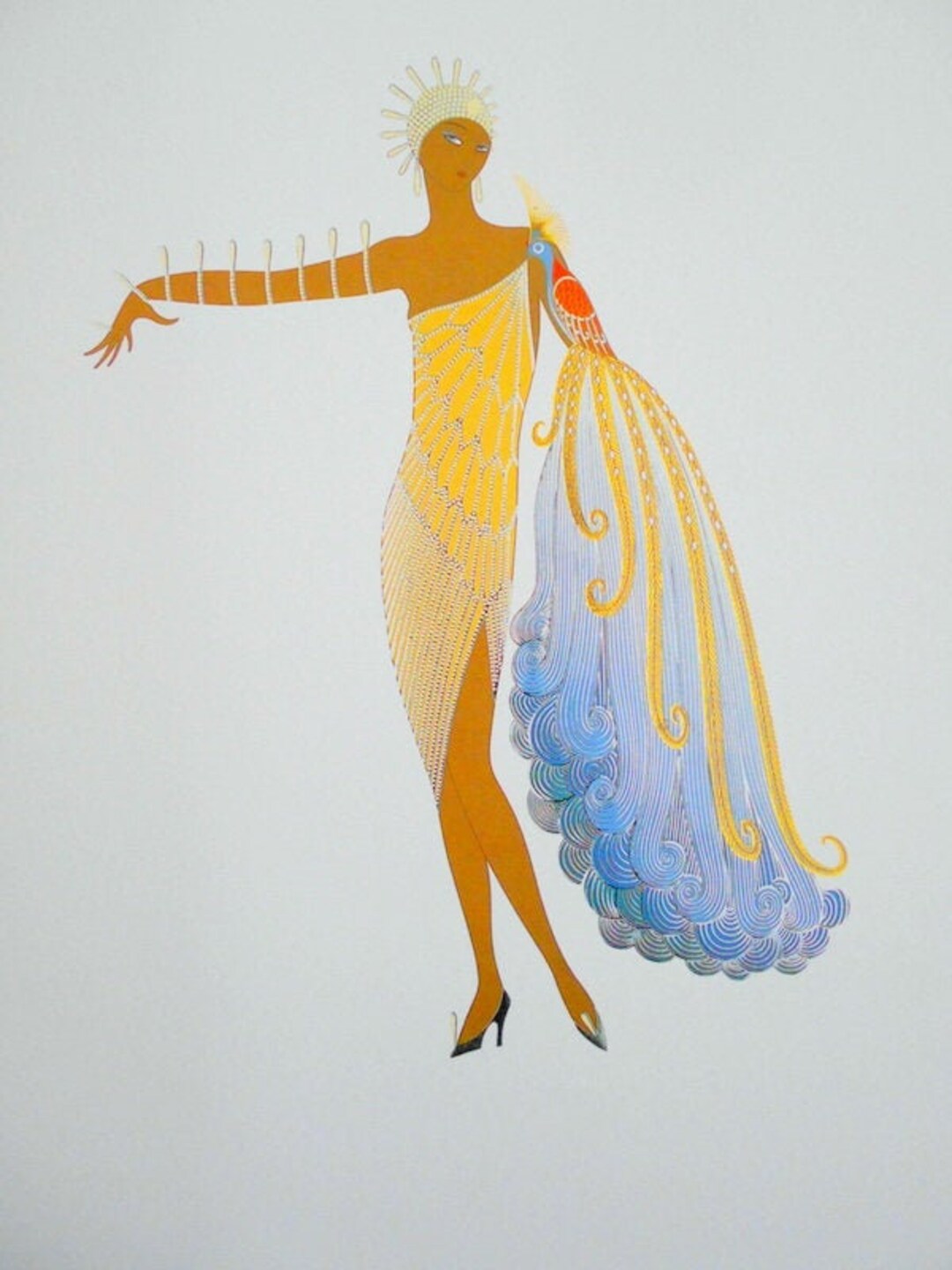 ERTE DIVA 11 Original Vintage Lithographic Art Deco Fashion Book Choice ...