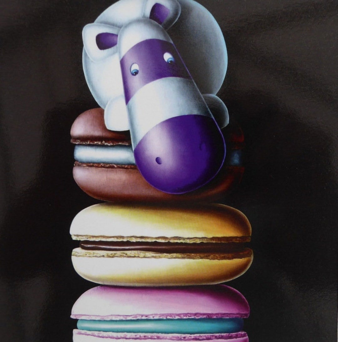 I'M MACAROONED TOO - Peter Smith Impossimals - in Ivory Mount With ...