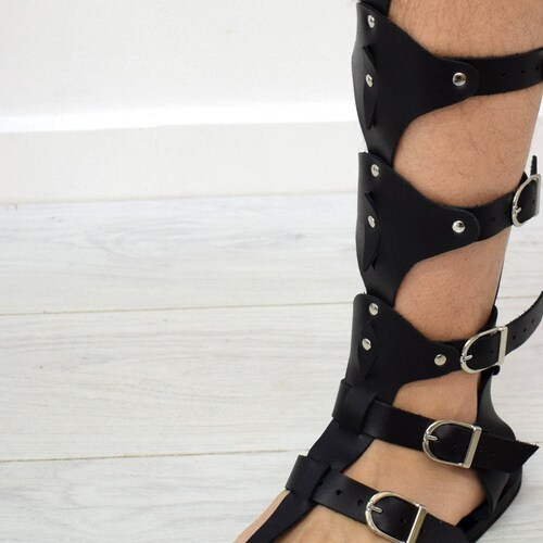 Renaissance Gladiator Roman Men Sandals Greek Theatrical - Etsy