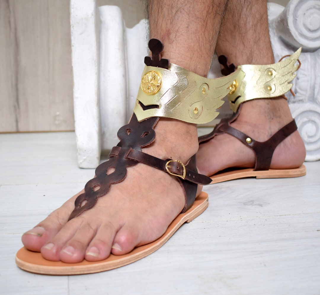 Winged Greek God Sandals, Flying Sandals, Angel Sandals. - Etsy