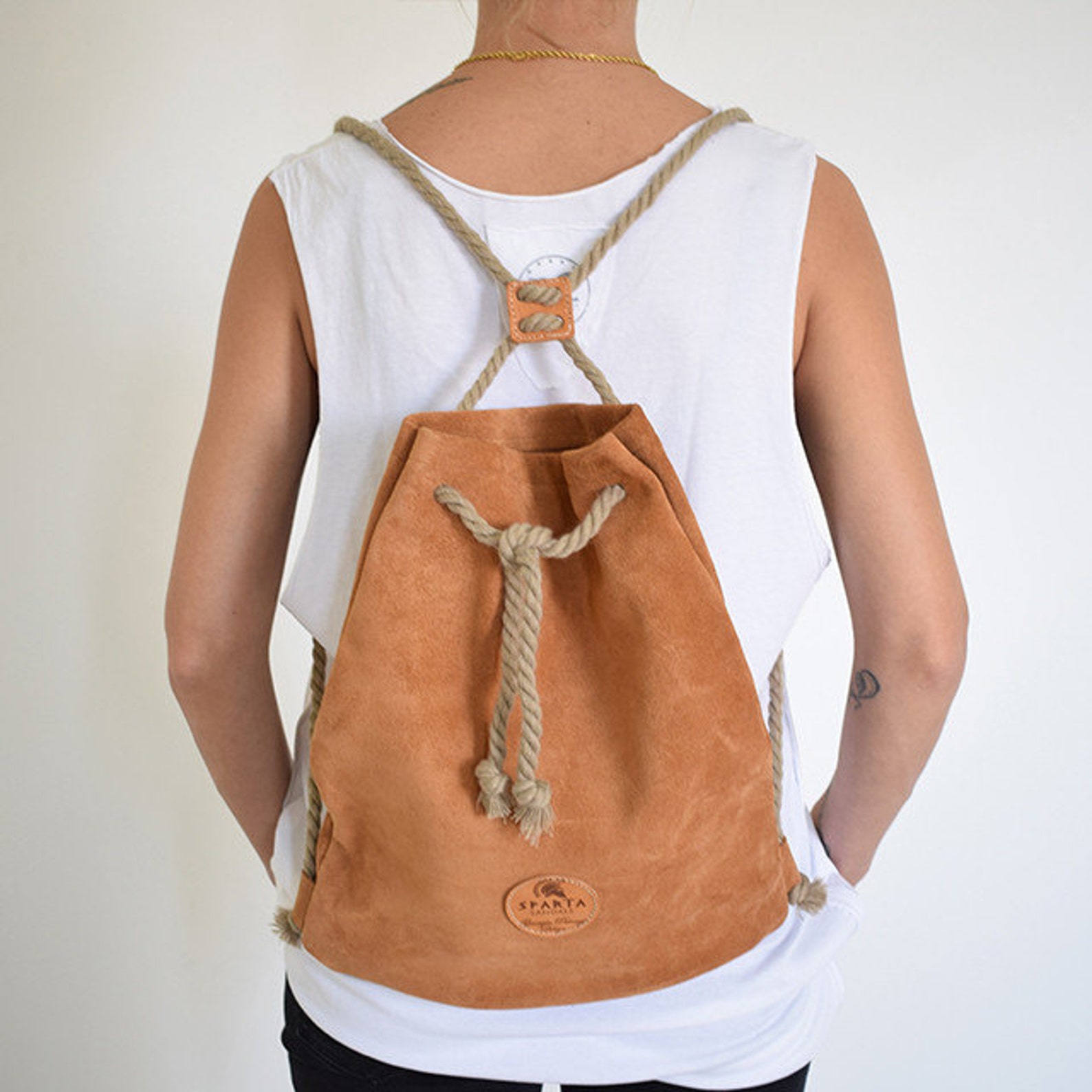 Georgia, Unisex Bag, Suede Leather, Natural Bag, Travel Bag, Girls Bag ...