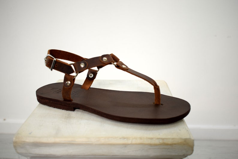 Spartacus Gladiator Roman Grecian Spartan Mens Brown Sandals, - Etsy