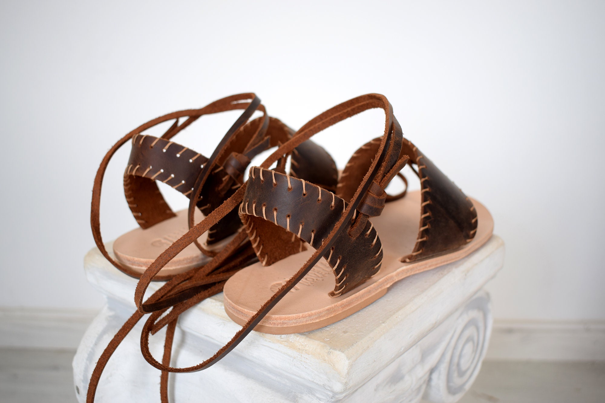 Moses Sandals Gladiator Men Sandals Handmade Genuine Leather | Etsy