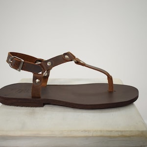 Spartacus Gladiator Roman Grecian Spartan Mens Brown Sandals, - Etsy