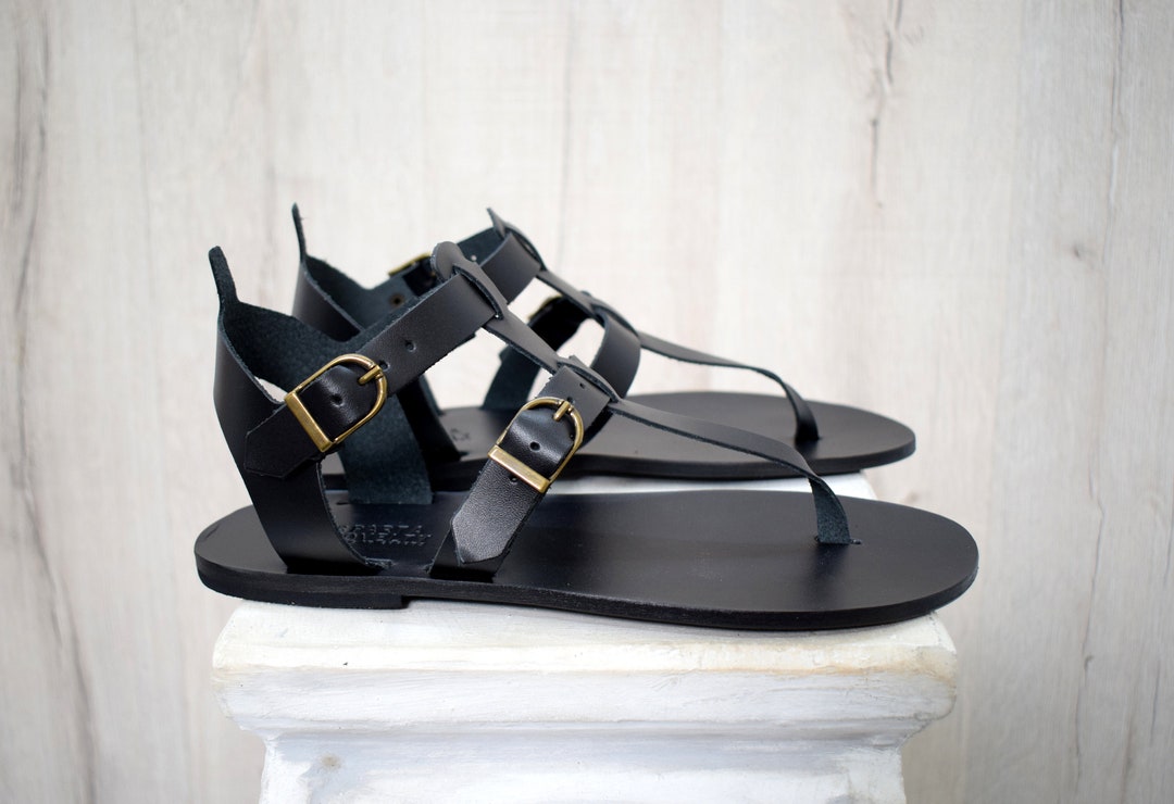 Men's Gladiator Leather Sandals. - Etsy