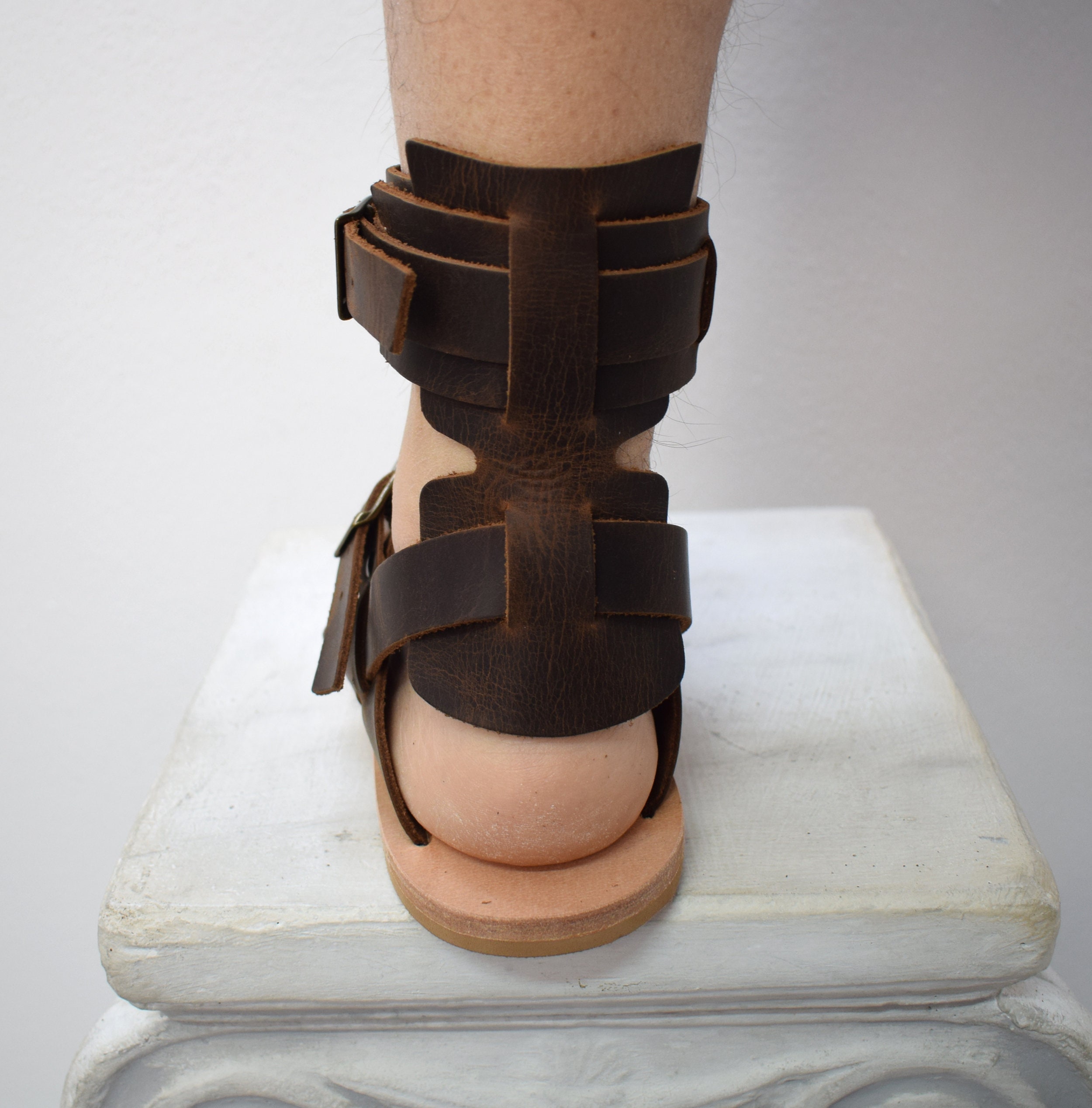 Roman Armor Leather Sandals Men Sandals With High Quality - Etsy