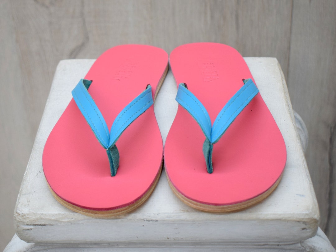 Women Flip Flop Thongs Sandals With Leather That You Can CUSTOM the ...