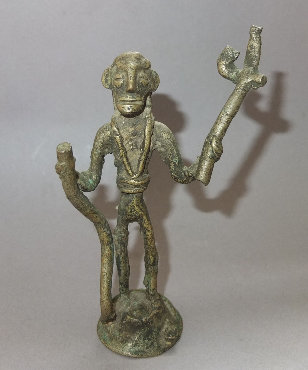 Old Bronze JAJARKOT Folk Shaman Statue From West Nepal, Jajarkot ...