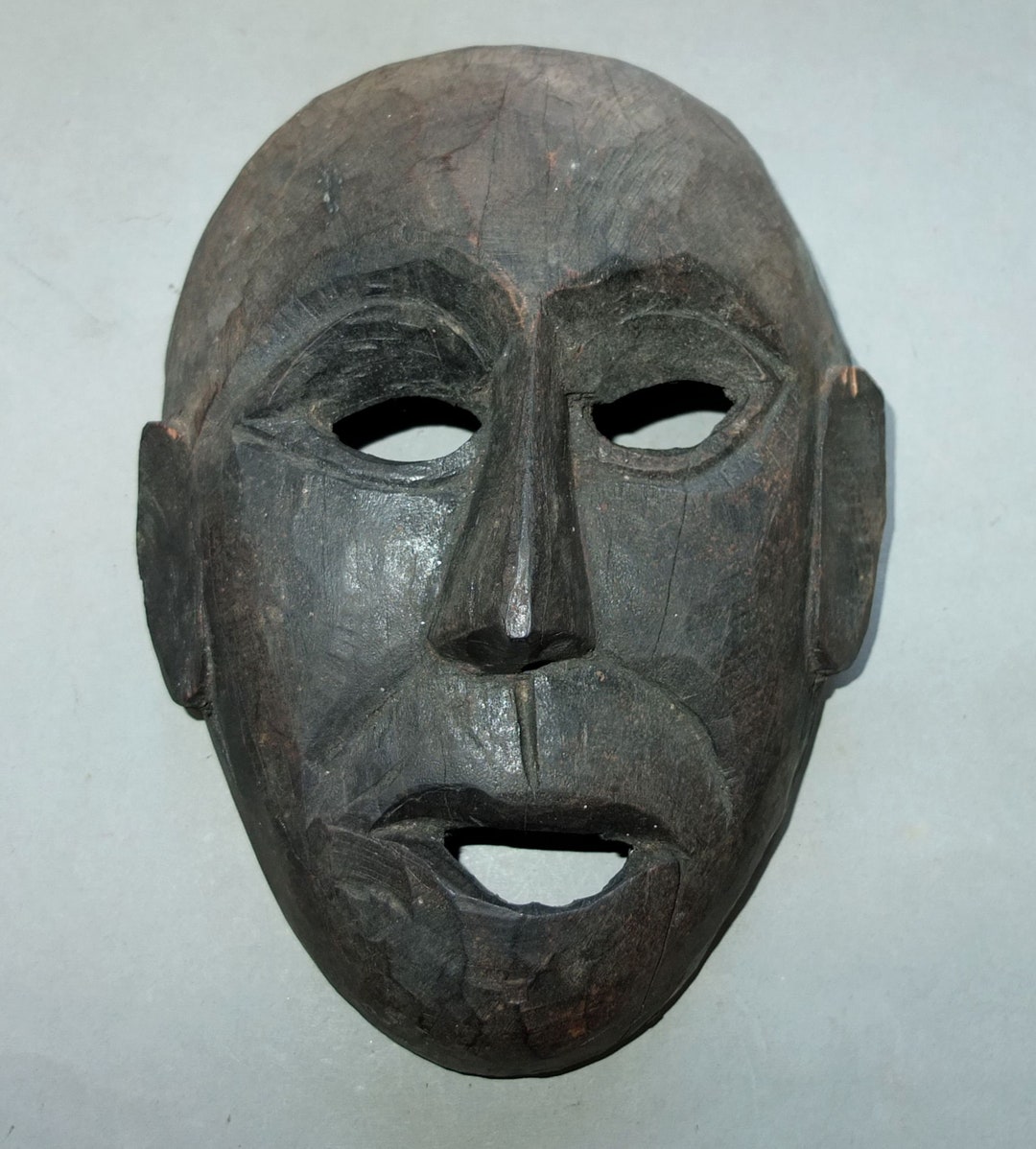 Old Gurung Hardwood Folk Mask, Nepal Ethnic Tribal Art - Etsy