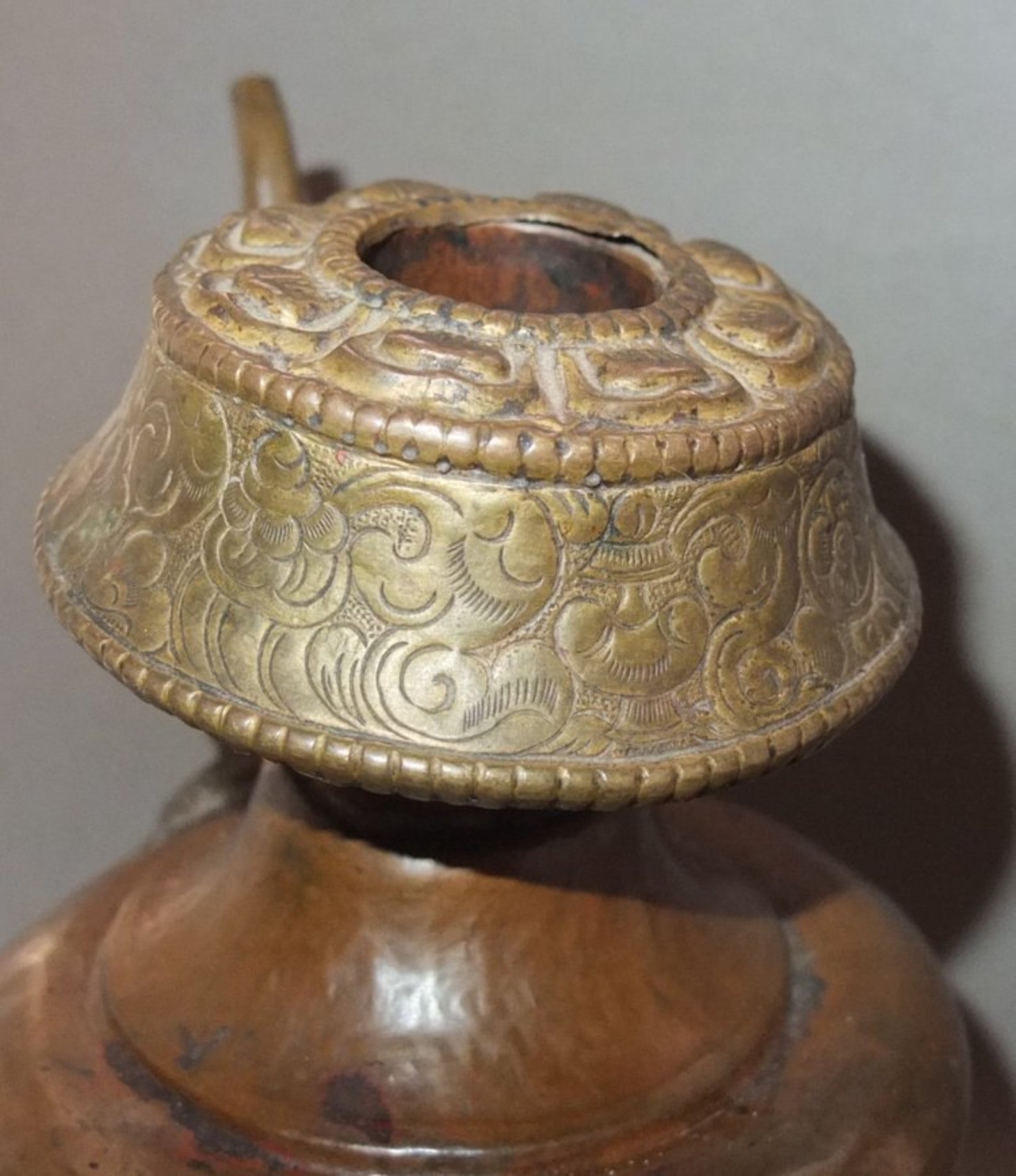 Antique Hinduist Ritual Copper Brass Offering Pot Kalasha Holy | Etsy