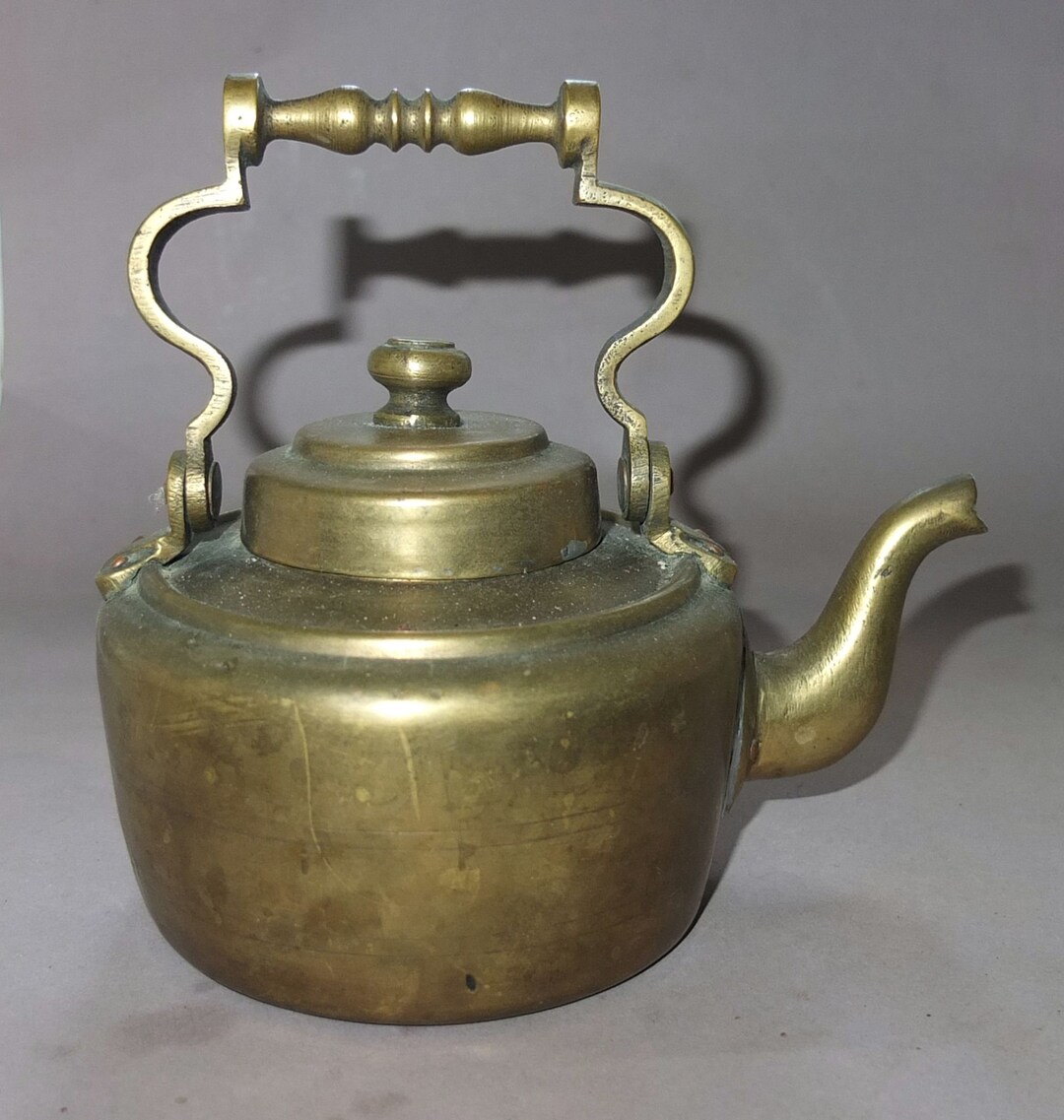 Old Brass Teapot From Pakistan, Domestic Object, Ethnic Art, FREE ...
