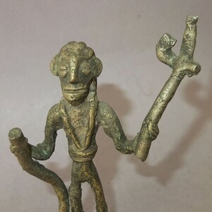 Old Bronze JAJARKOT Folk Shaman Statue From West Nepal, Jajarkot ...