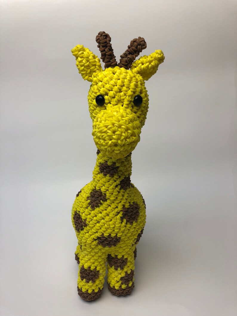 Giraffe Gummiband Figur Regenbogen Loom Loomigurumi | Etsy
