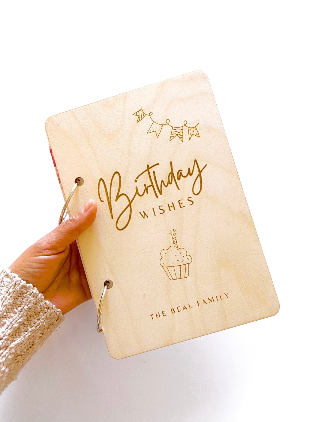 Birthday Card Keeper Wooden Personalized Card Keeper Card Storage Card ...