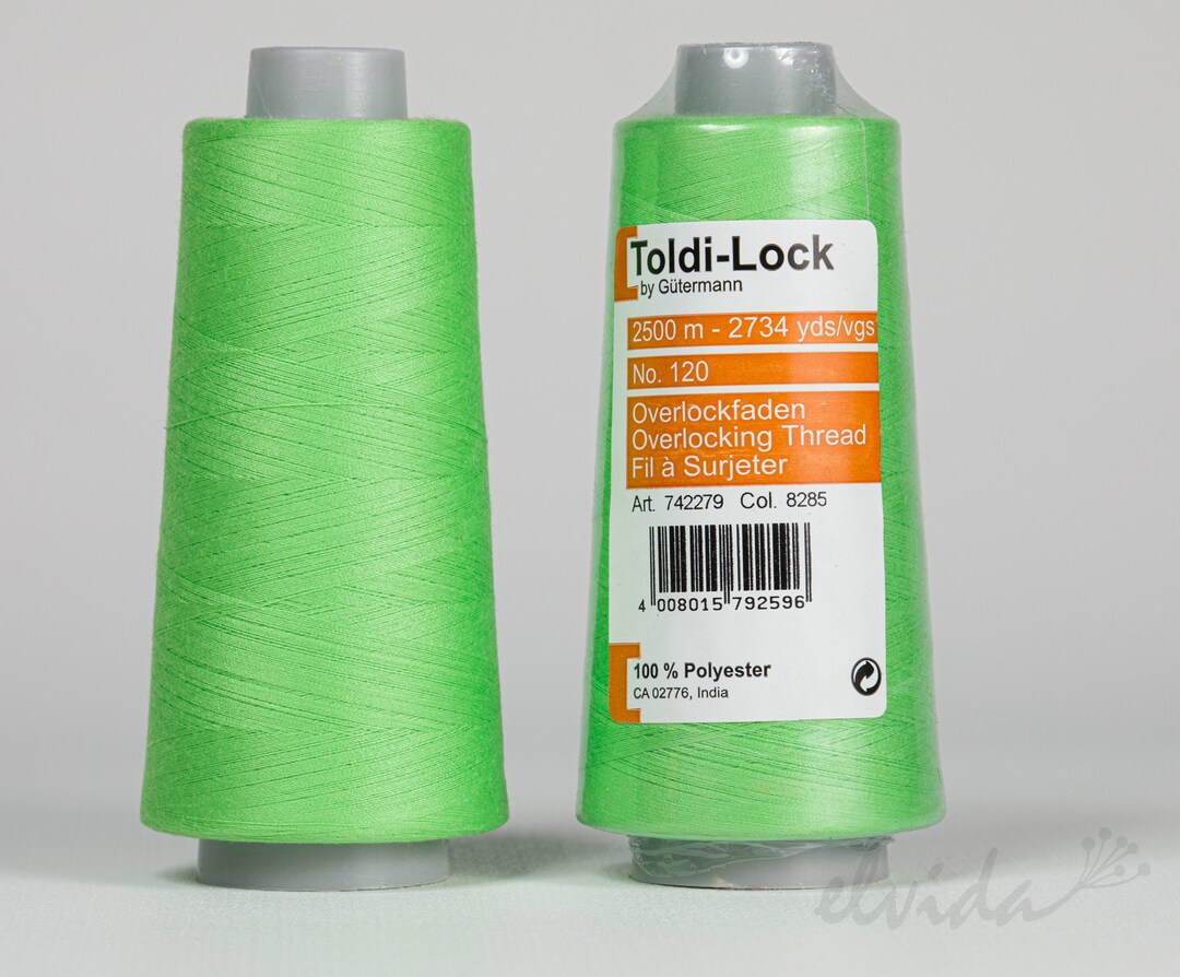 Overlock Yarn Toldi-lock Light Green 8285 - Etsy