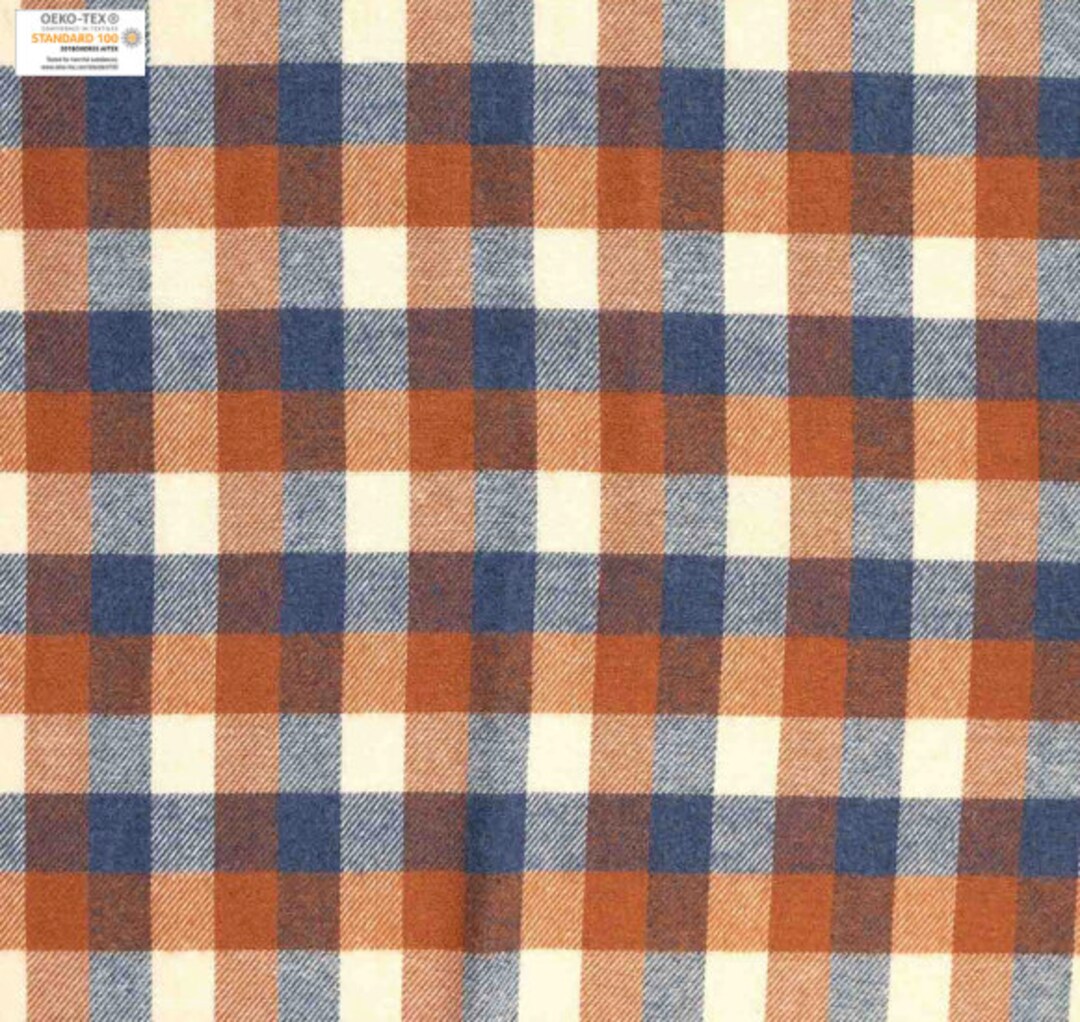 Vichy Fabric TRICOLOR Check Pattern - Etsy