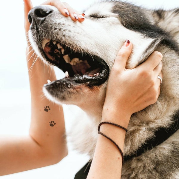 Small Paw Tattoo - Etsy