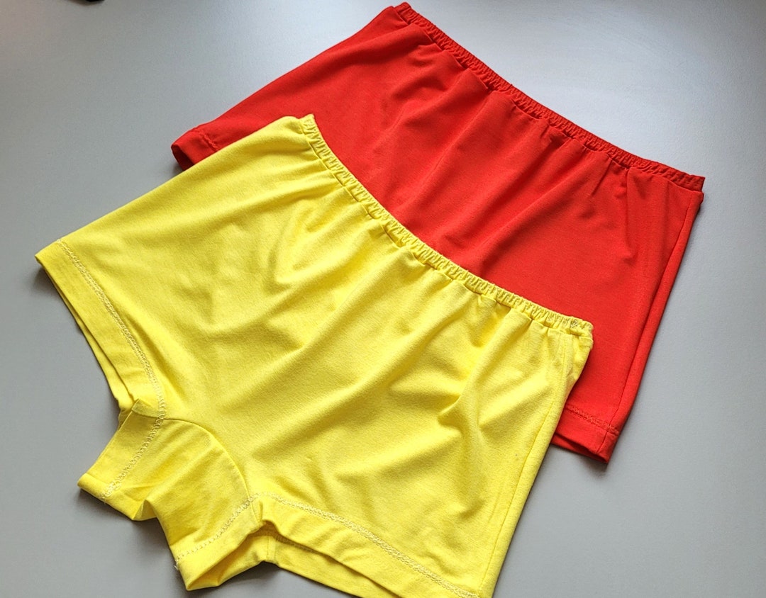 High Waist Handmade Boxer Briefs 2 Pack Organic Underwear for Woman ...