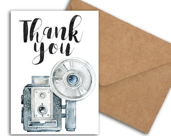 Camera thank you | Etsy
