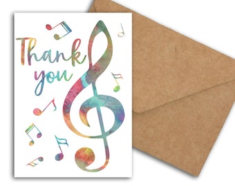 Music Teacher Card | Etsy