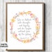 Printable Isaiah 43 : 1 Scripture Wall Art Watercolor Wreath Bible ...