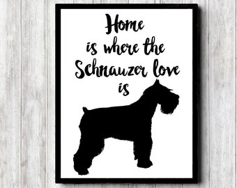 Schnauzer dog quotes | Etsy