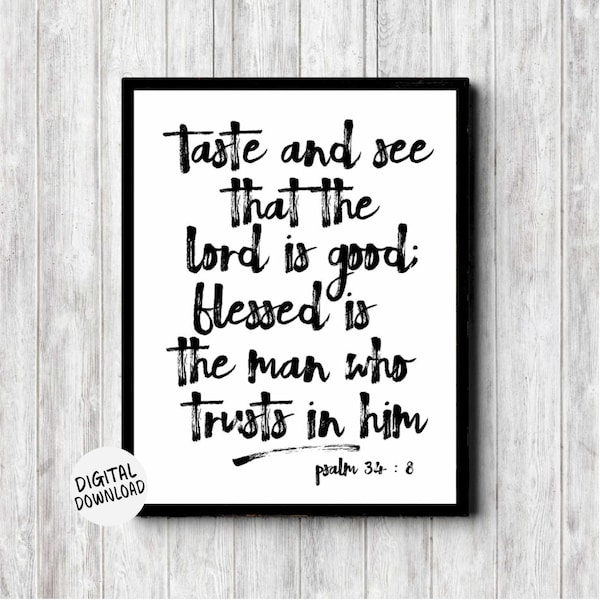 Taste and See - Etsy