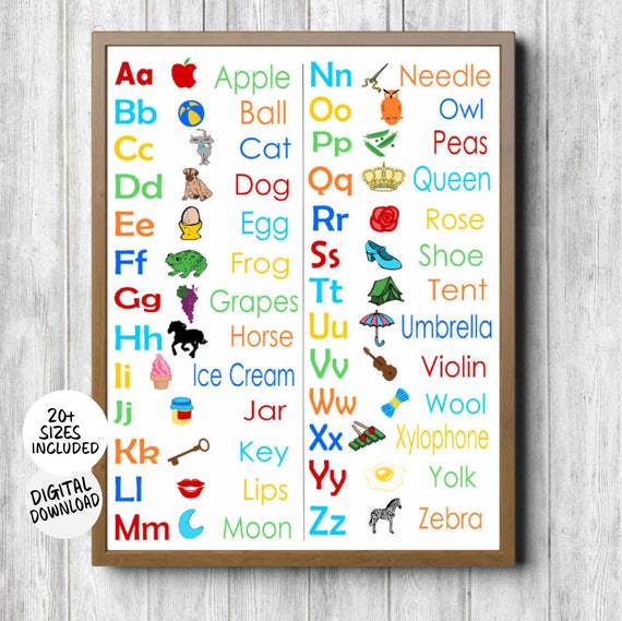 Printable Alphabet Chart