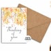 Printable Thinking of You Support Card Watercolor Floral Commiseration ...