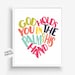 Printable Sunday School Decor Poster - Scripture Nursery Sign - God ...