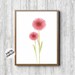 Watercolor Flower Printable Art Poster Office Wall Art Girls Room ...