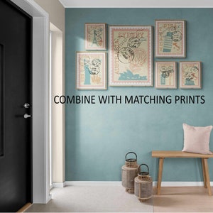 Retro Paris Travel Poster, Paris Theme Pastel Nursery Art, French ...