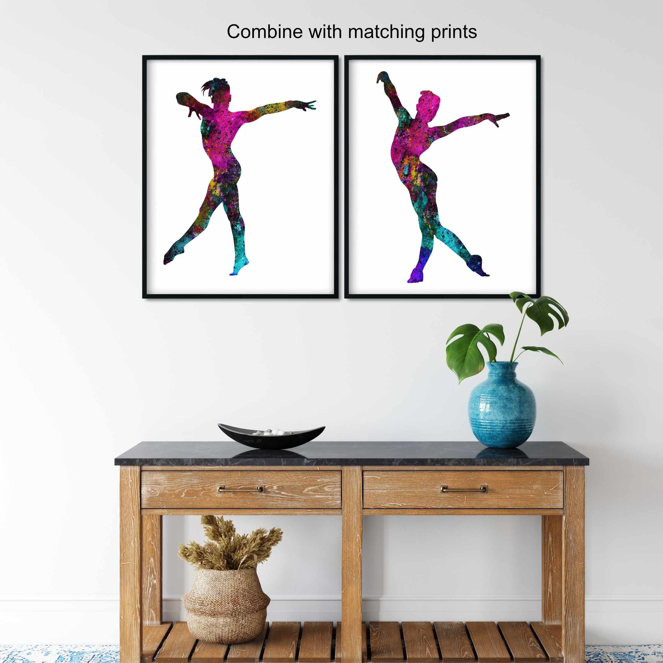 Printable Gymnastics Poster Teen Girls Sports Decor Female - Etsy