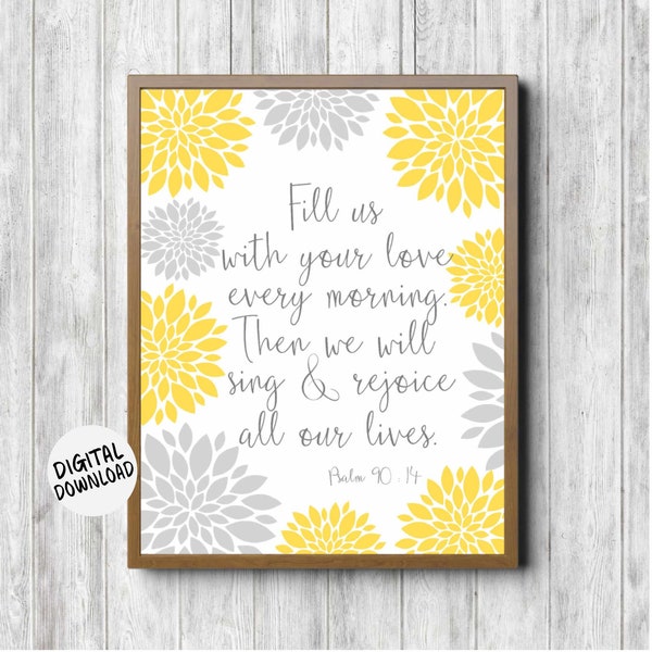 Psalm 90 14 - Etsy