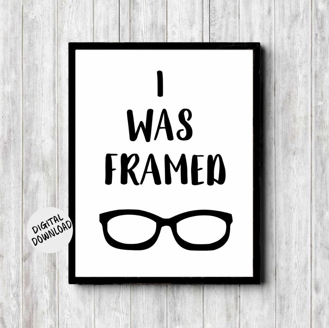 Eyeglass Funny /pun Quote Printable Wall Art - Gift for Optometrist ...