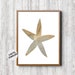 Printable Star Fish Wall Decor Watercolor Sea Star Neutral Nursery Wall ...