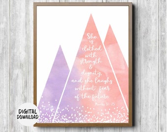 Lavender Bible Art - Etsy