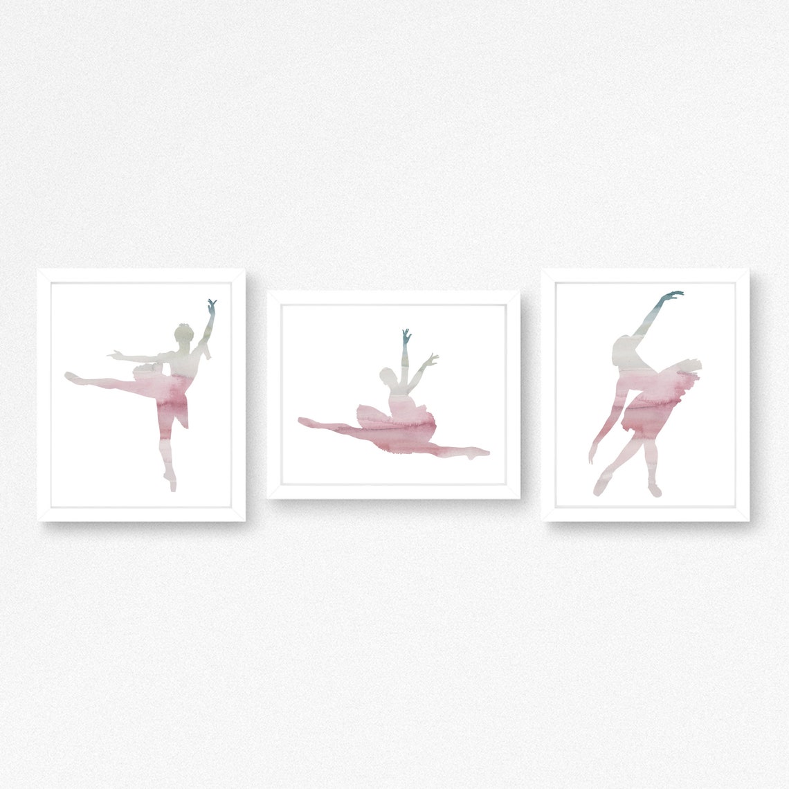 11 X 14 Ballet Print Set Printable Ballerina Nursery / Girls - Etsy